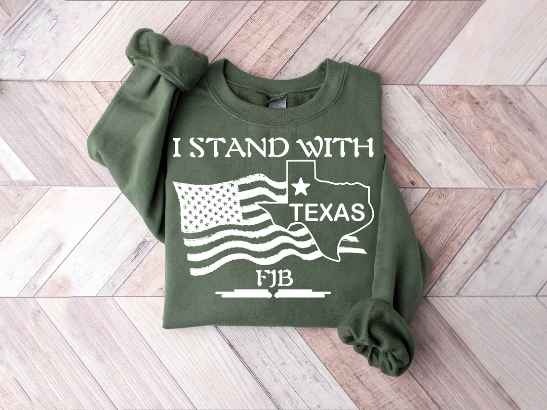 I Stand With Texas Shirt Patriotic USA T-shirt Border Security Support ...