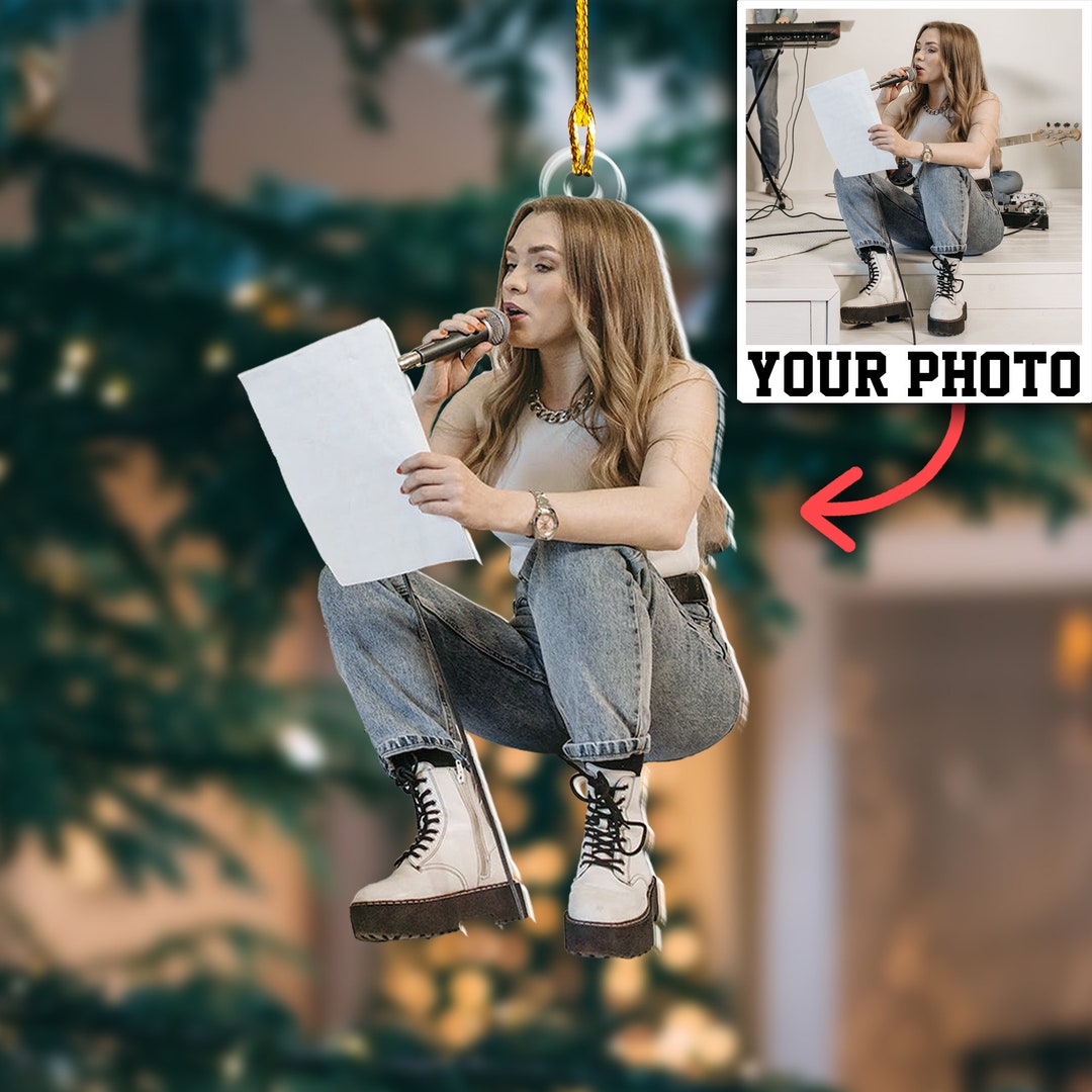 Personalized SINGER KARAOKE Christmas Ornament, Personalized Singing ...