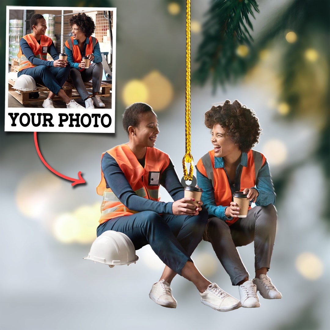 Custom Worker Photo Ornament Worker Photo Ornament Iron - Etsy