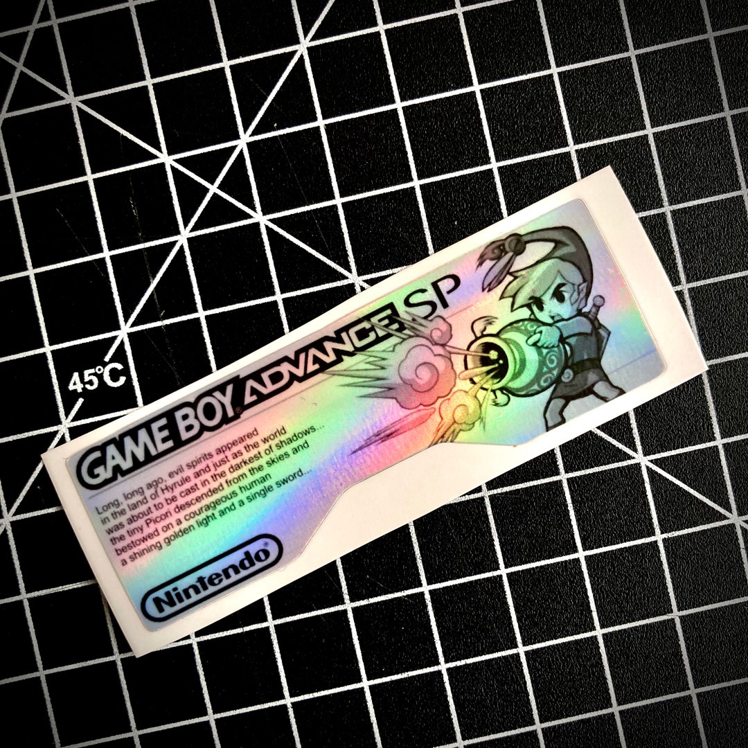 Custom Gameboy Advance Holographic Back Label Zelda Minish Cap - Etsy
