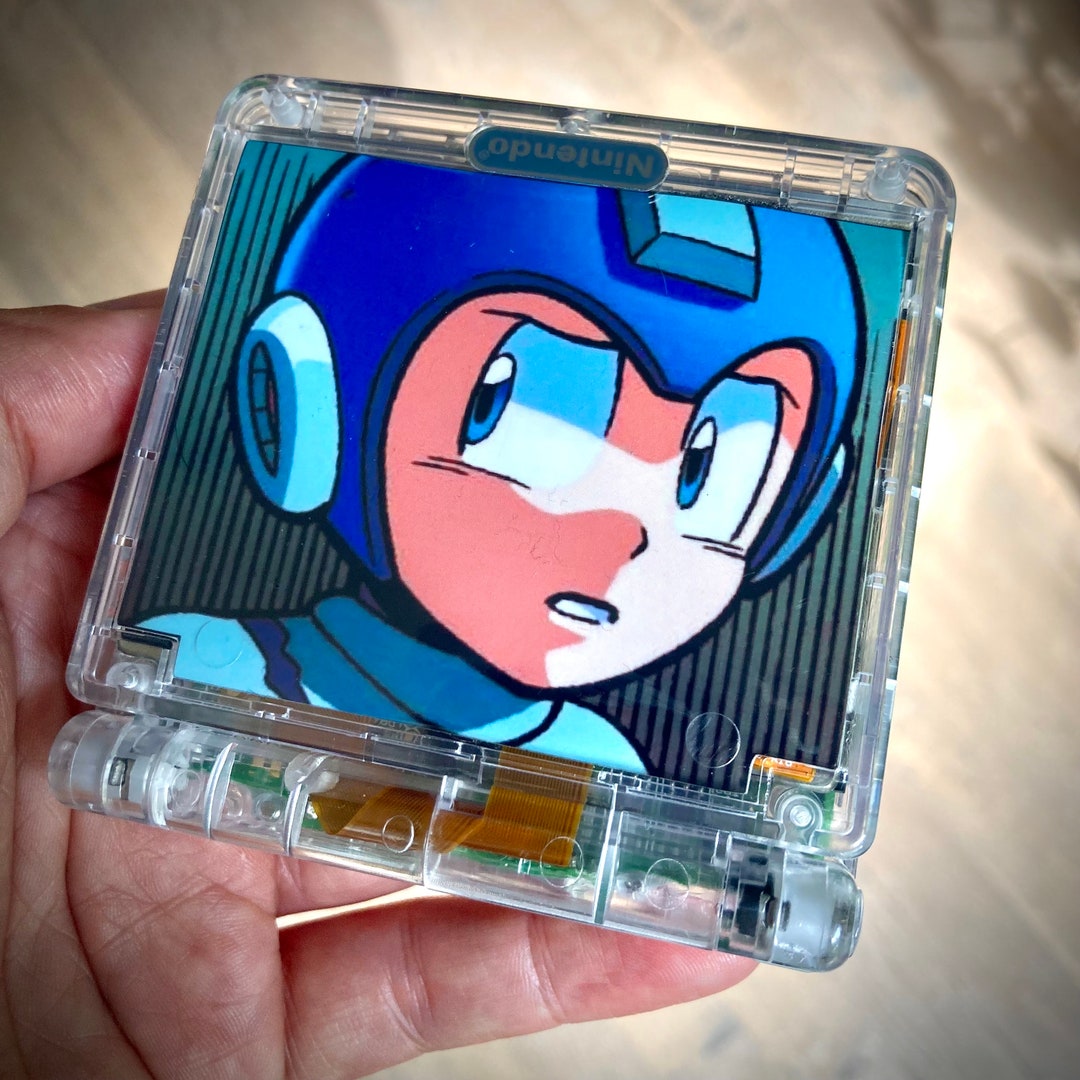 Custom Gameboy Advance Megaman Shell-insert - Etsy