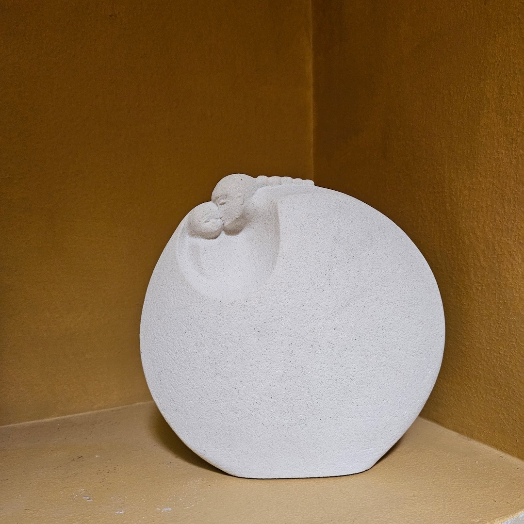 Modern Sculpture in Belgian Marble (limestone) 1980s by Marbell Stone ...
