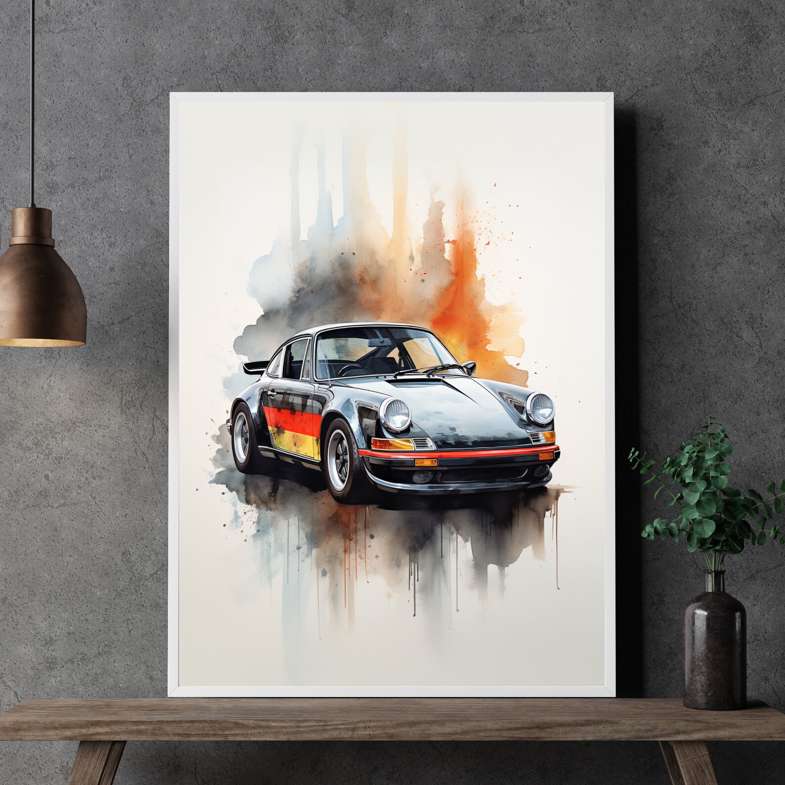 Travel Poster, Classic Car Poster, Fine Art Prints, European Cars, Car ...