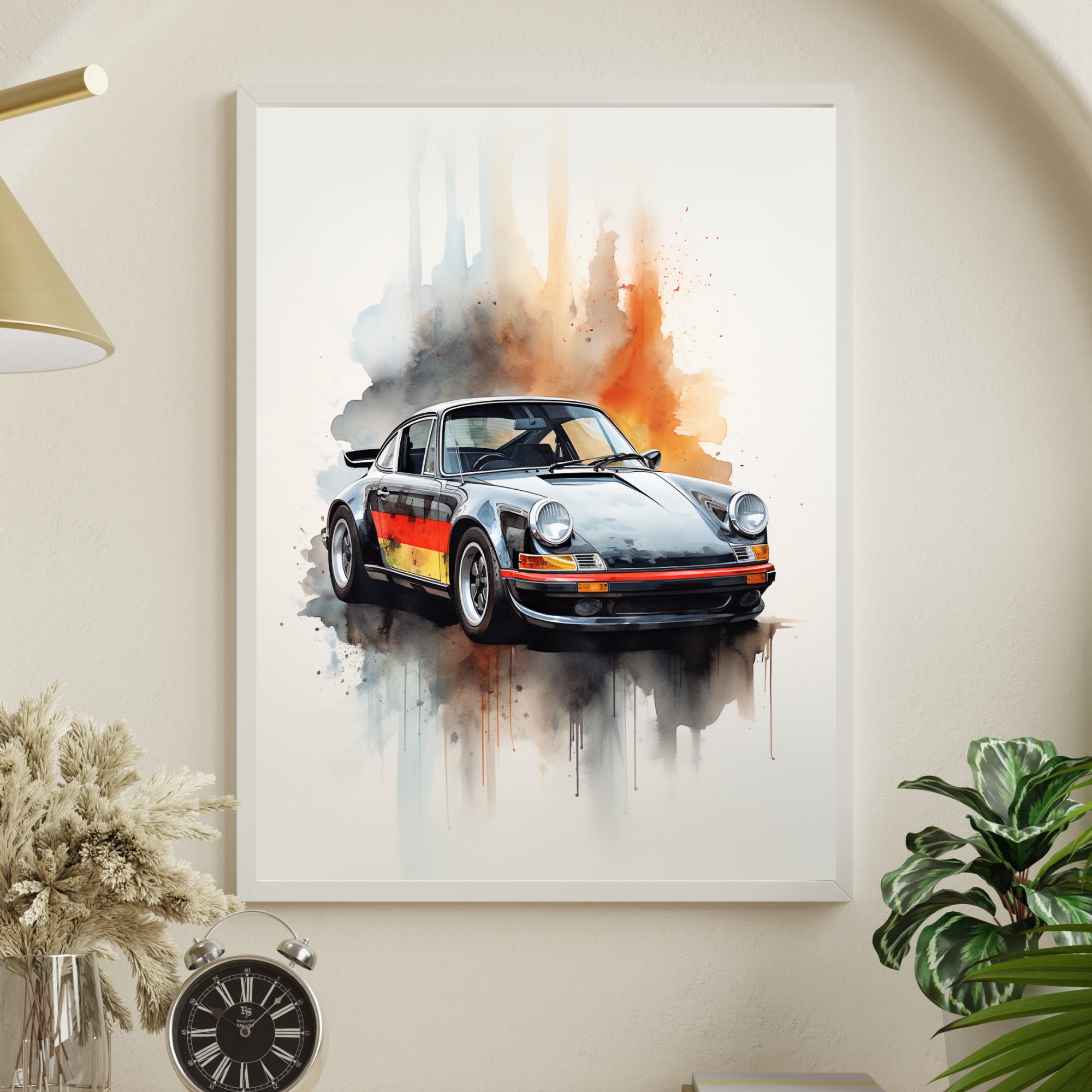 Travel Poster, Classic Car Poster, Fine Art Prints, European Cars, Car ...