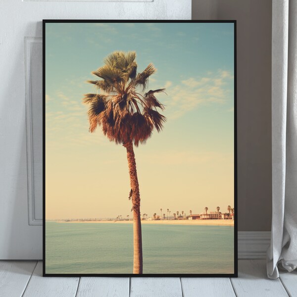 Palm Tree Poster - Etsy