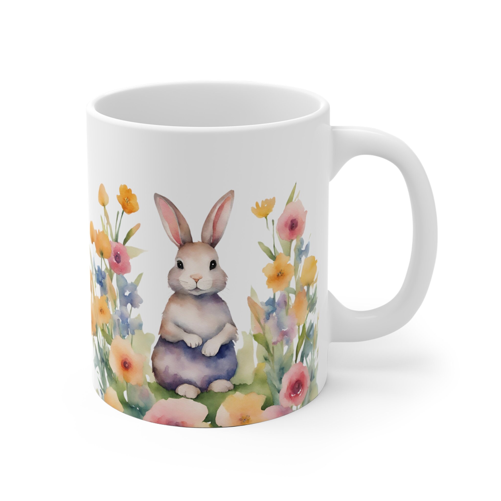 Easter Cup, Easter Bunny Cup, Easter Gift, Easter Coffee Cup, Cup With ...