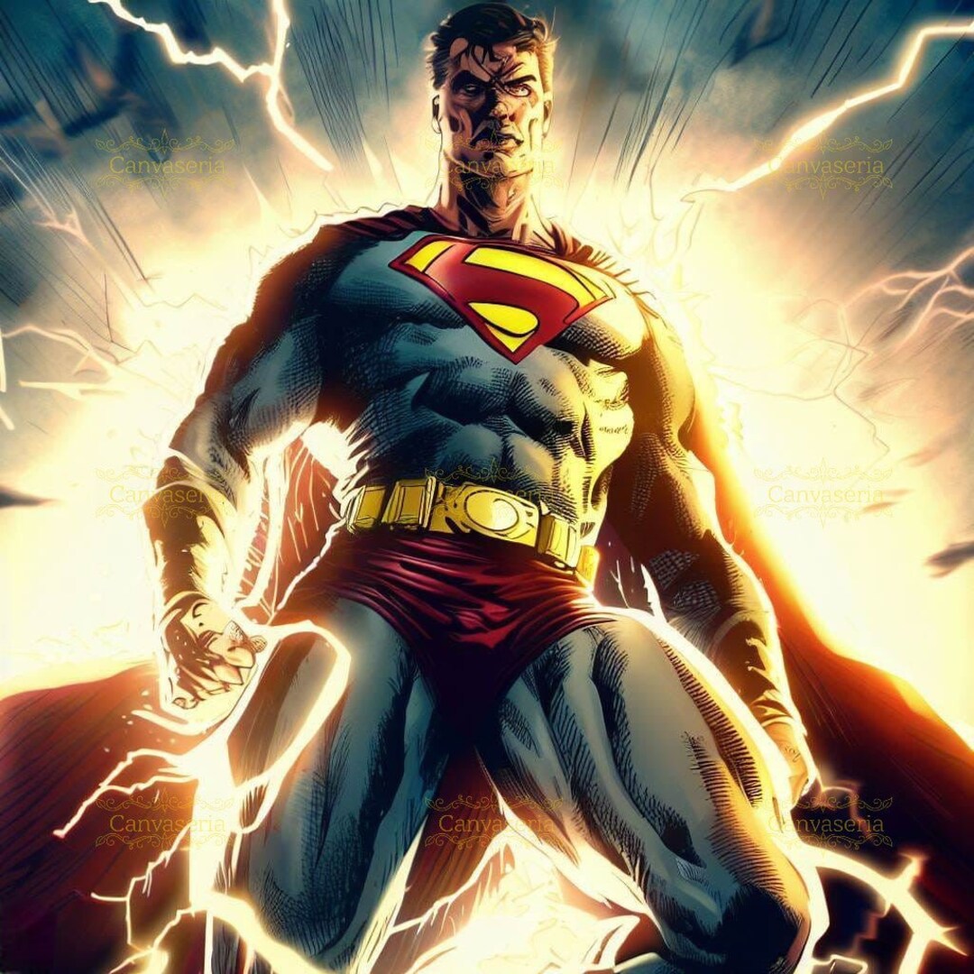 Retro Superman Fan Art - Etsy