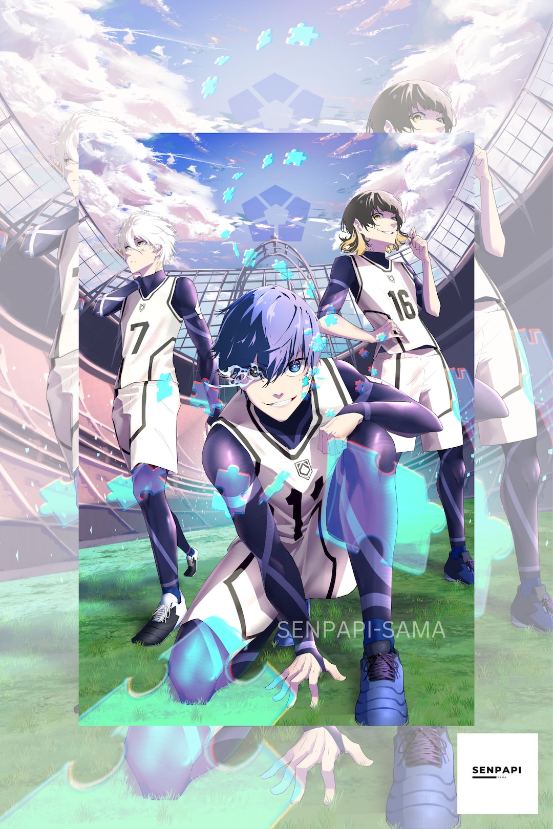 Blue Lock Poster - Etsy