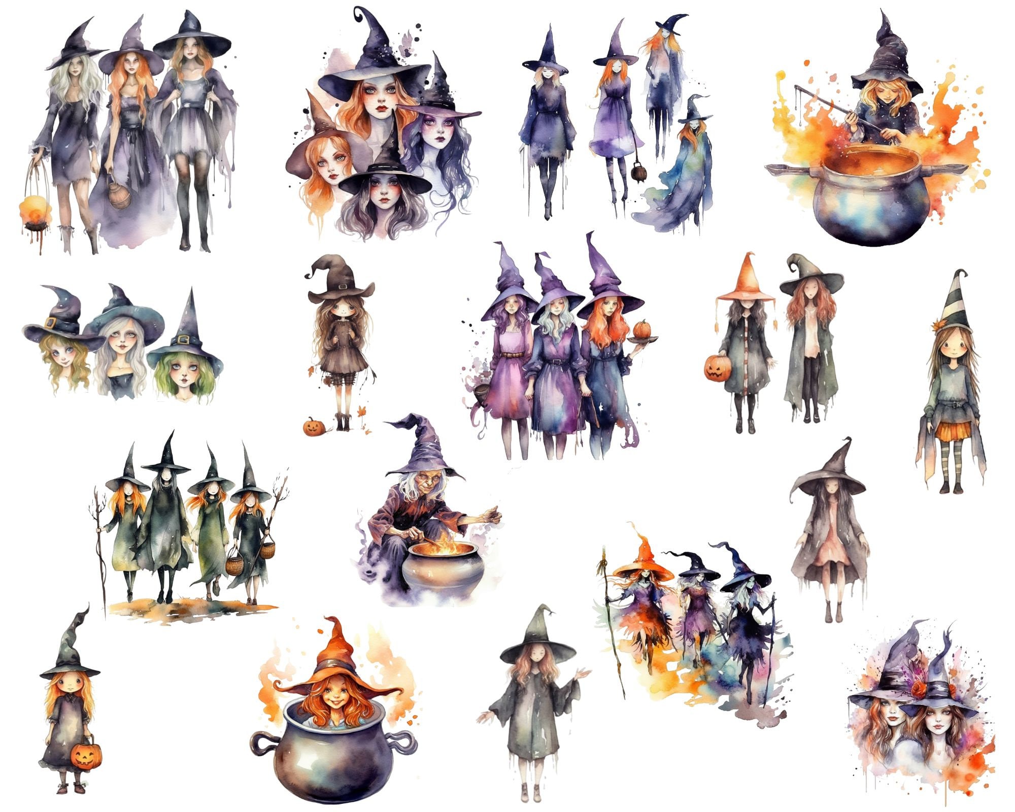 Halloween Clipart Mega Bundle Fall Halloween Clipart Monsters Pumpkins ...