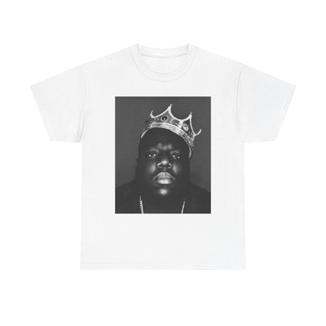 Brooklyn BIGGIE Rap Legend Tee Vintage Streetwear Graphic Shirt Unisex ...