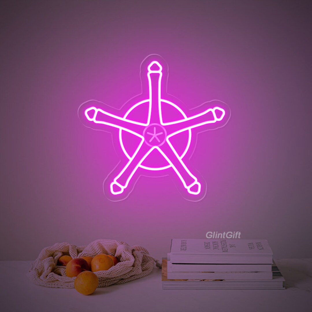 Quincy Cross Neon Signshandmade Anime Neon Decorquincy - Etsy