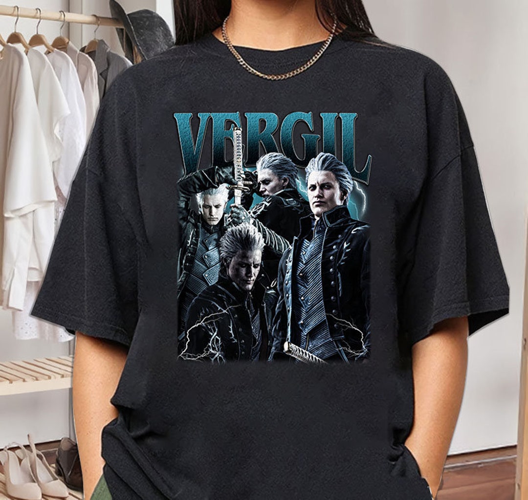 Limited Vergil Devil May Cry Vintage T-shirt Gift for Women - Etsy