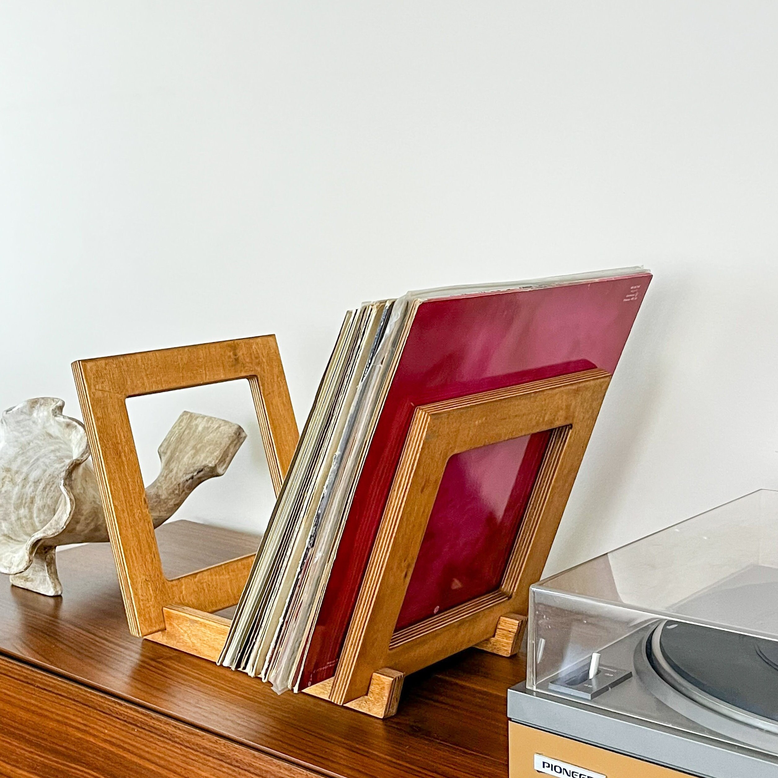 Personalized Now Playing Display, Record Display Rack, Record Storage ...