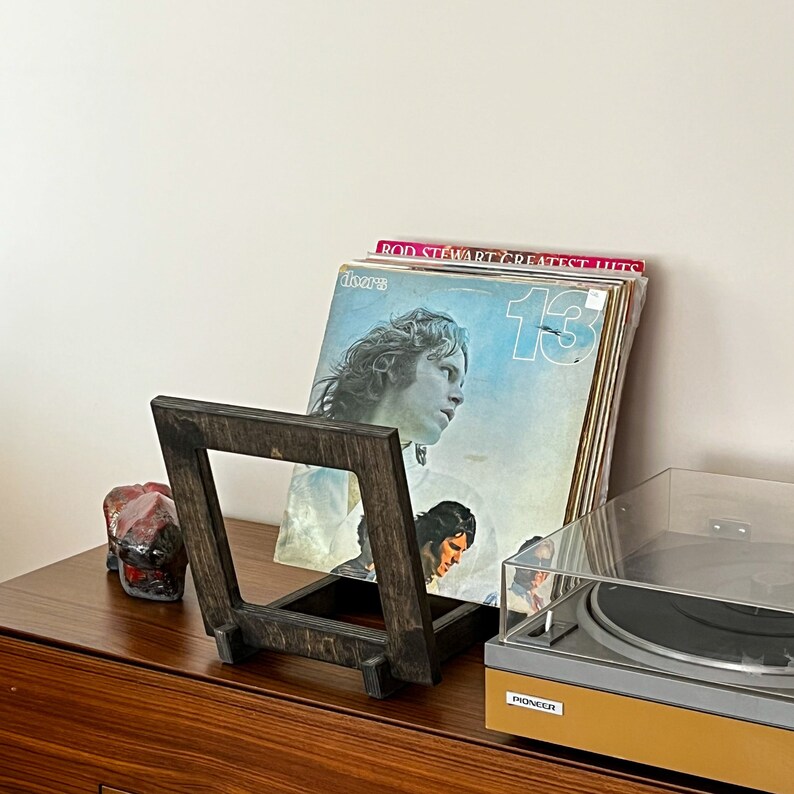 Personalized Now Playing Display, Record Display Rack, Record Storage ...