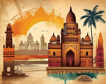 Doodle Art of Mumbai Cultural - Etsy