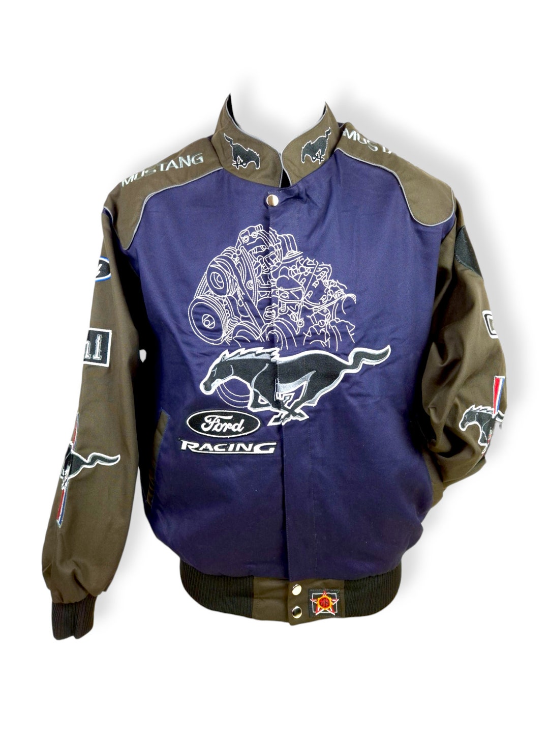 Racing Jackets Ford Mustang, Jeff Hamilton Collection Size L, New ...