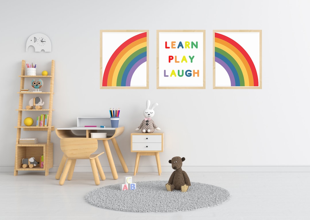 Play Laugh Learn, Educational Prints, Kids Wall Art, Digital Prints ...