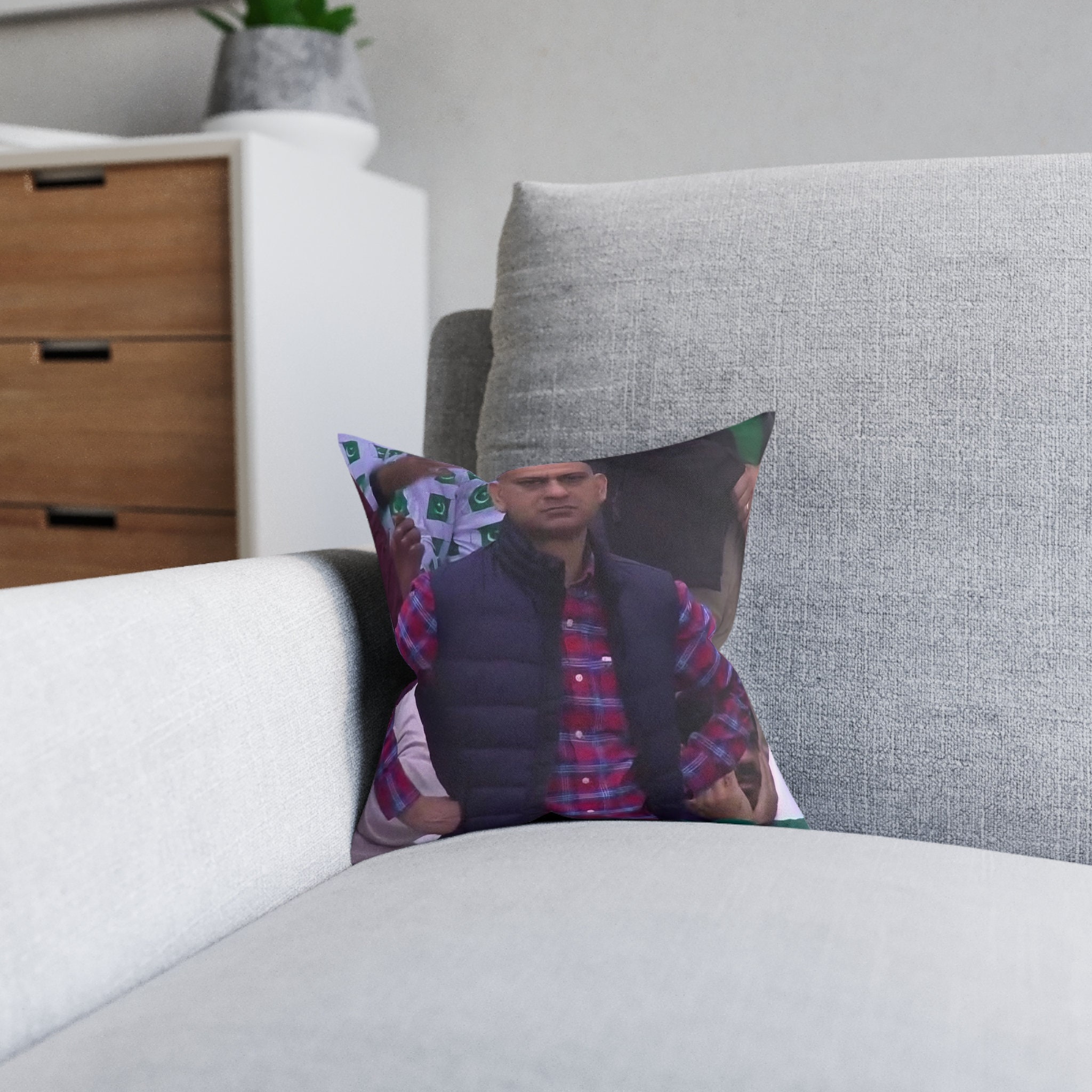 Meme Pillow Angry Pakistani Memes Decor Pillowcase - Etsy UK