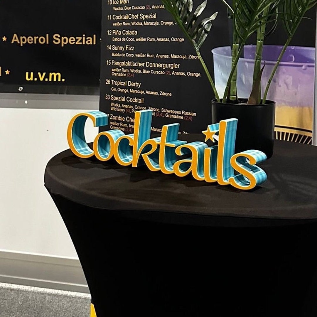 Personalized Lettering Made of Plastic - up to 50 Cm, Decoration for ...