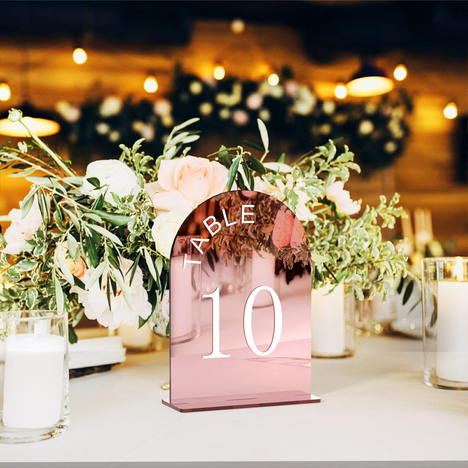 Números de mesa de boda Signos de mesa de boda Señalización de boda ...