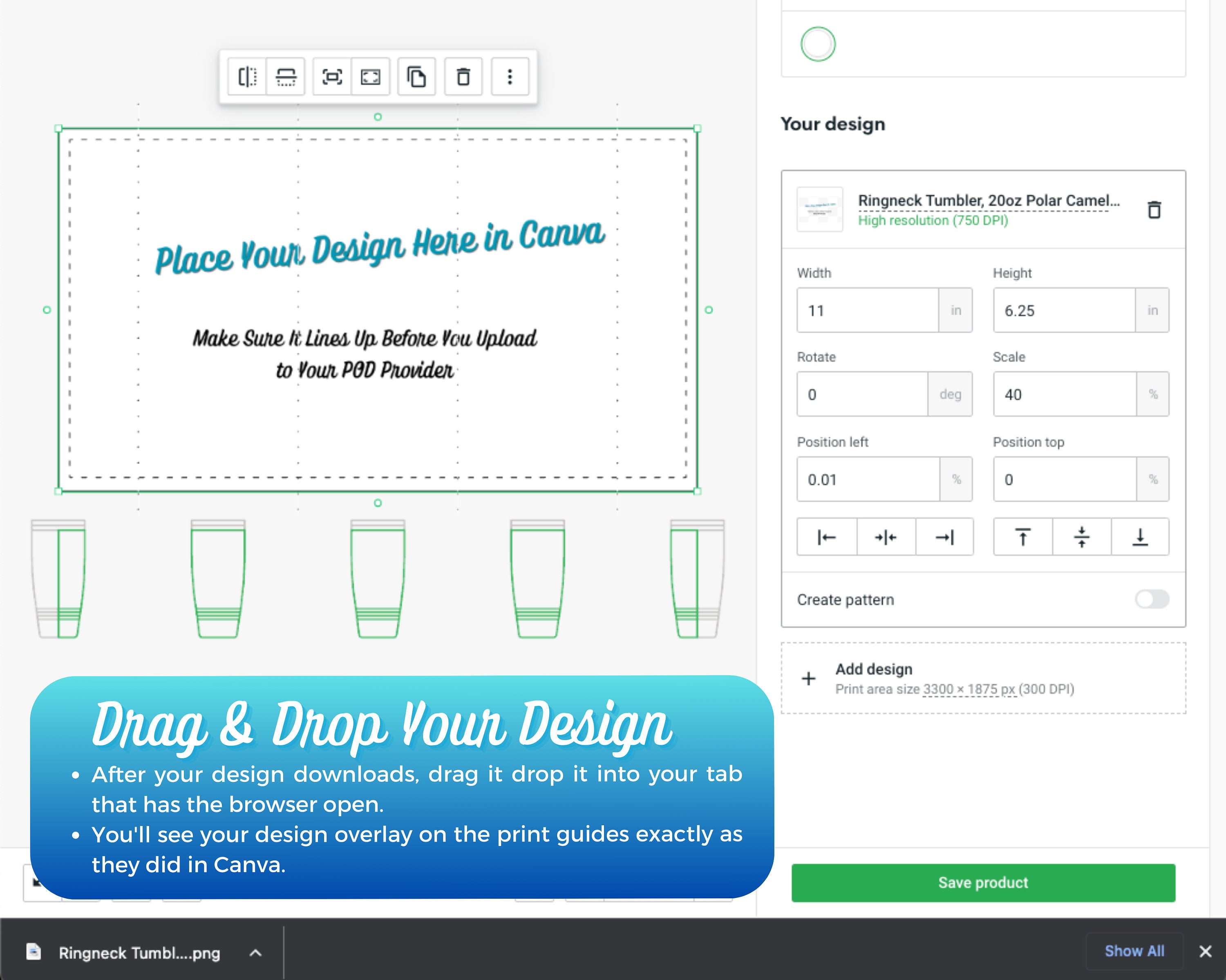 Editable in Canva - Design Templates for Printify Bestsellers | Print ...