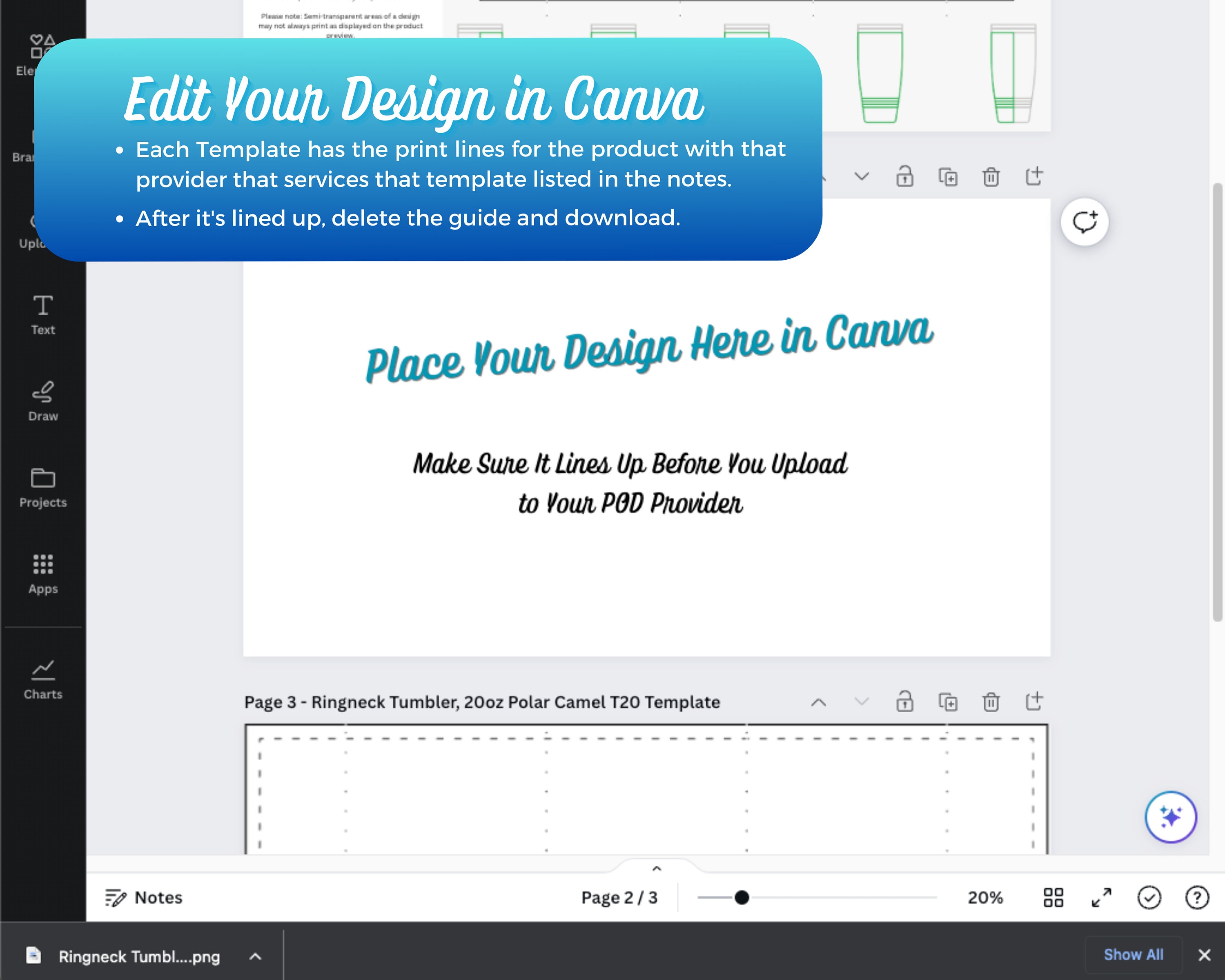Editable in Canva - Design Templates for Printify Bestsellers | Print ...