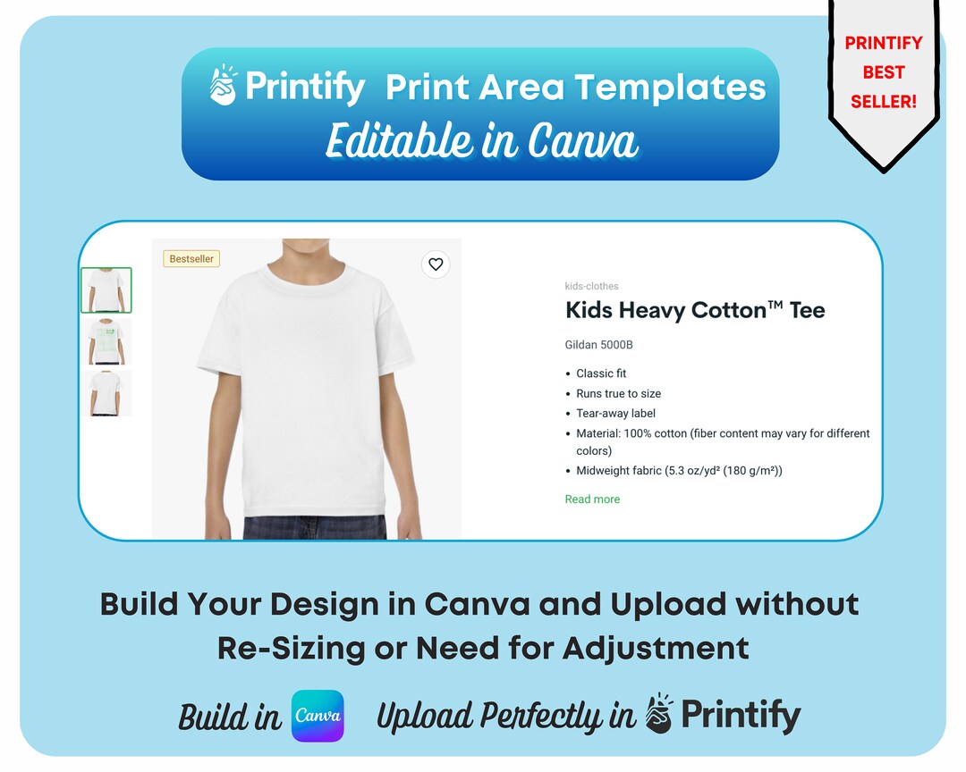 Editable in Canva - Design Templates for Kids T-shirts | Print on ...