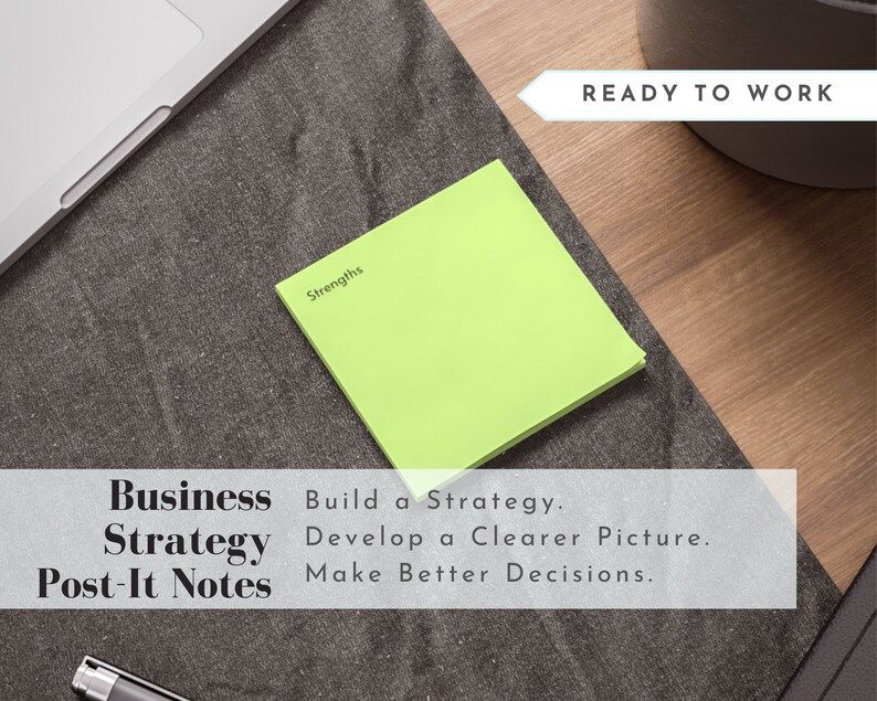 SWOT Analysis Business Post-it Notes | Strategic Planning | Business ...