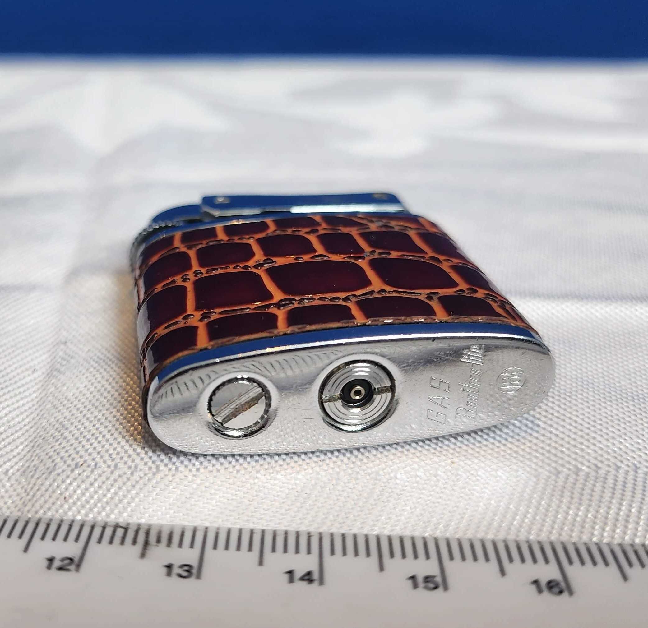 Vintage Brother Lite Alligator Pattern Gas Lighter - Etsy