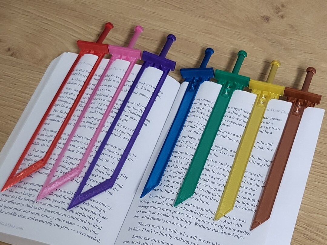 Pack of 7 Sword Bookmarkers Fantasy Bookmarks Book Decor - Etsy