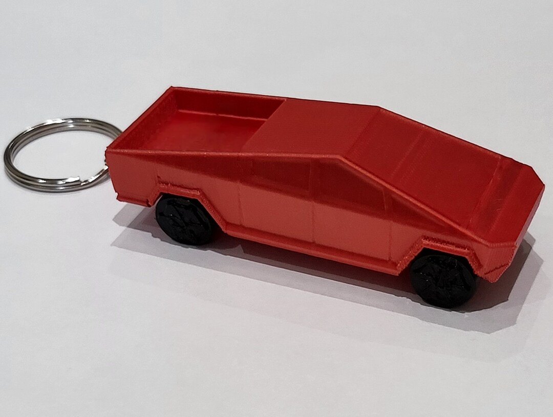 Tesla Cybertruck Keychain, Model Car, Electric Cars, Elon Musk Fan Art ...