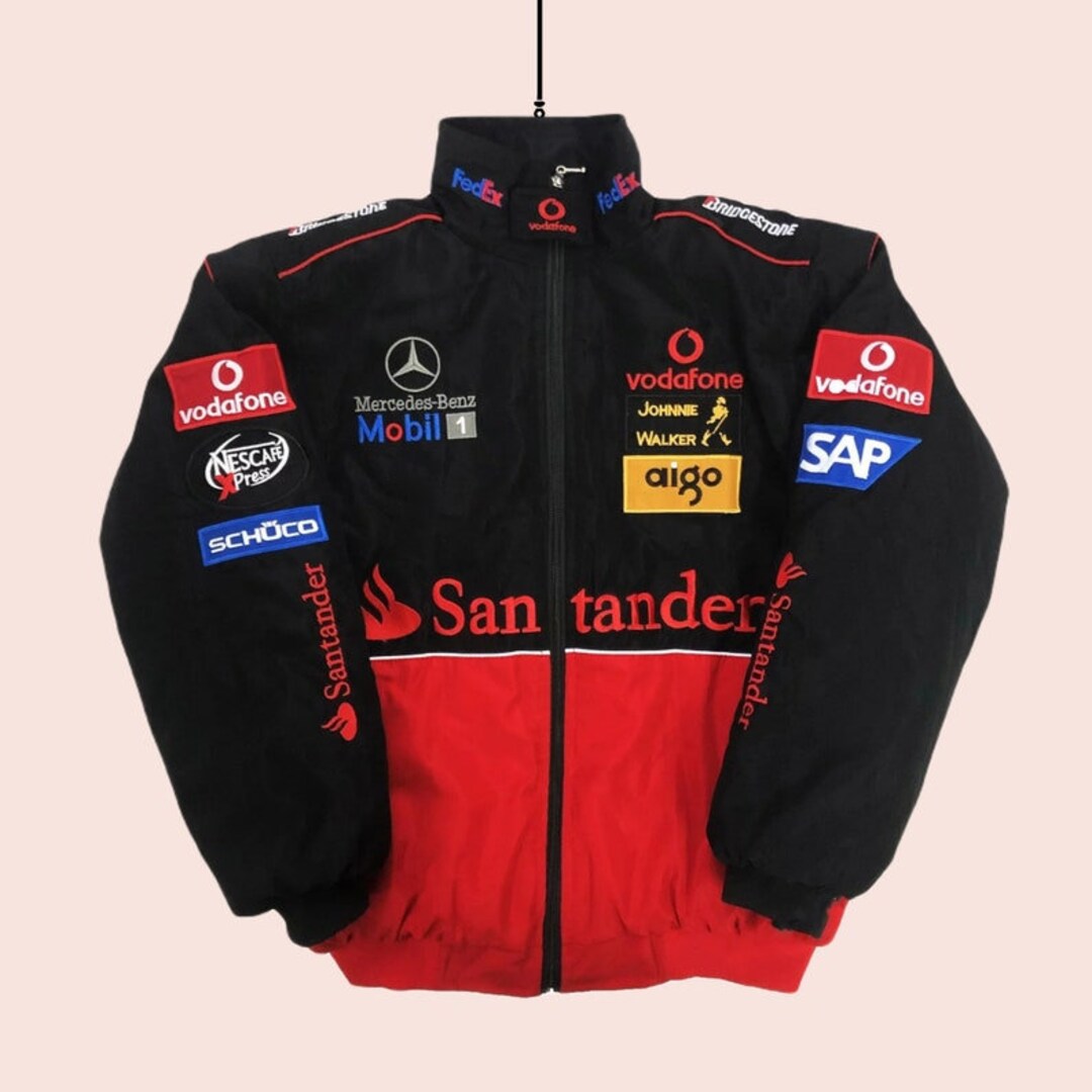 Nascar Racing Jacket F1 Streetwear Jacket Retro Bomber Jacket - Etsy
