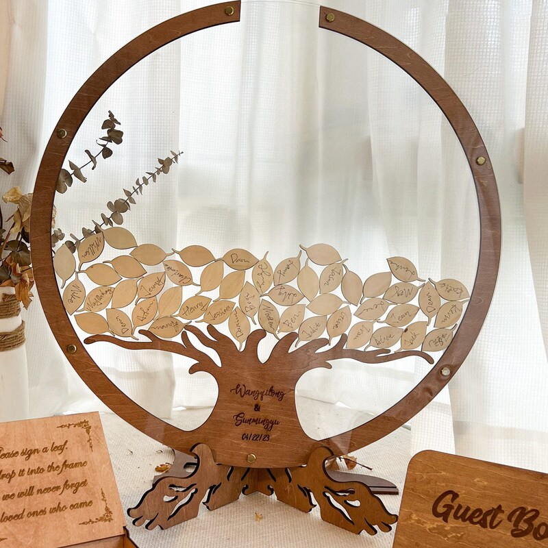 Tree of Life Wedding Guest Book - Etsy