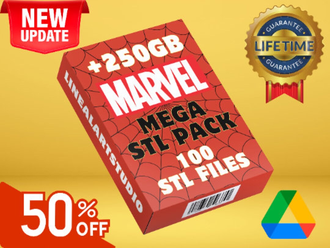 Mega Marvel Stl Pack, Marvel Stl Bundle, 3d Printing Models, 3d Stl ...