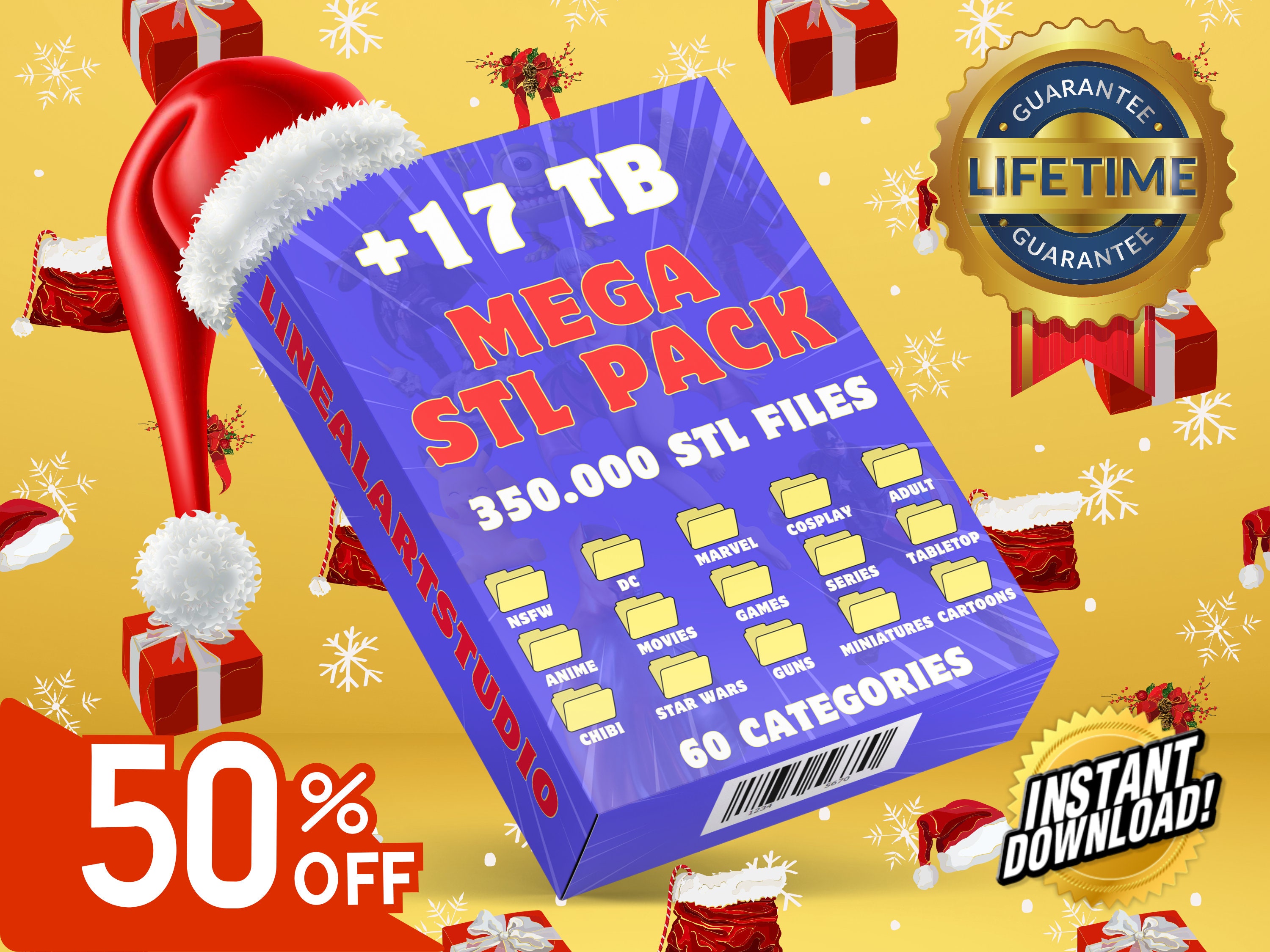 3D STL PACK mehr als 350.000 Modelle, 3D Druckdateien, 3D Stl Pack ...