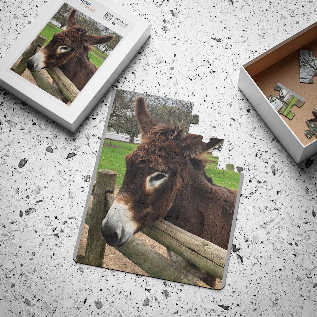 Educational Donkey Puzzle, Fun Kid's 30-piece - Etsy