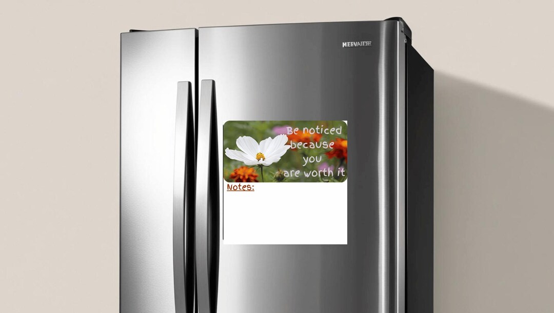 Dry Erase Inspire to Be the Best You Fridge Magnet, With Space for Your ...