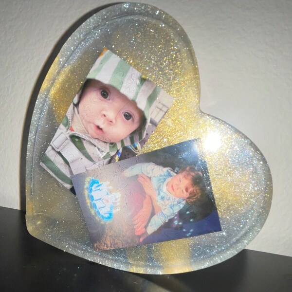 Resin Heart Memorial - Etsy