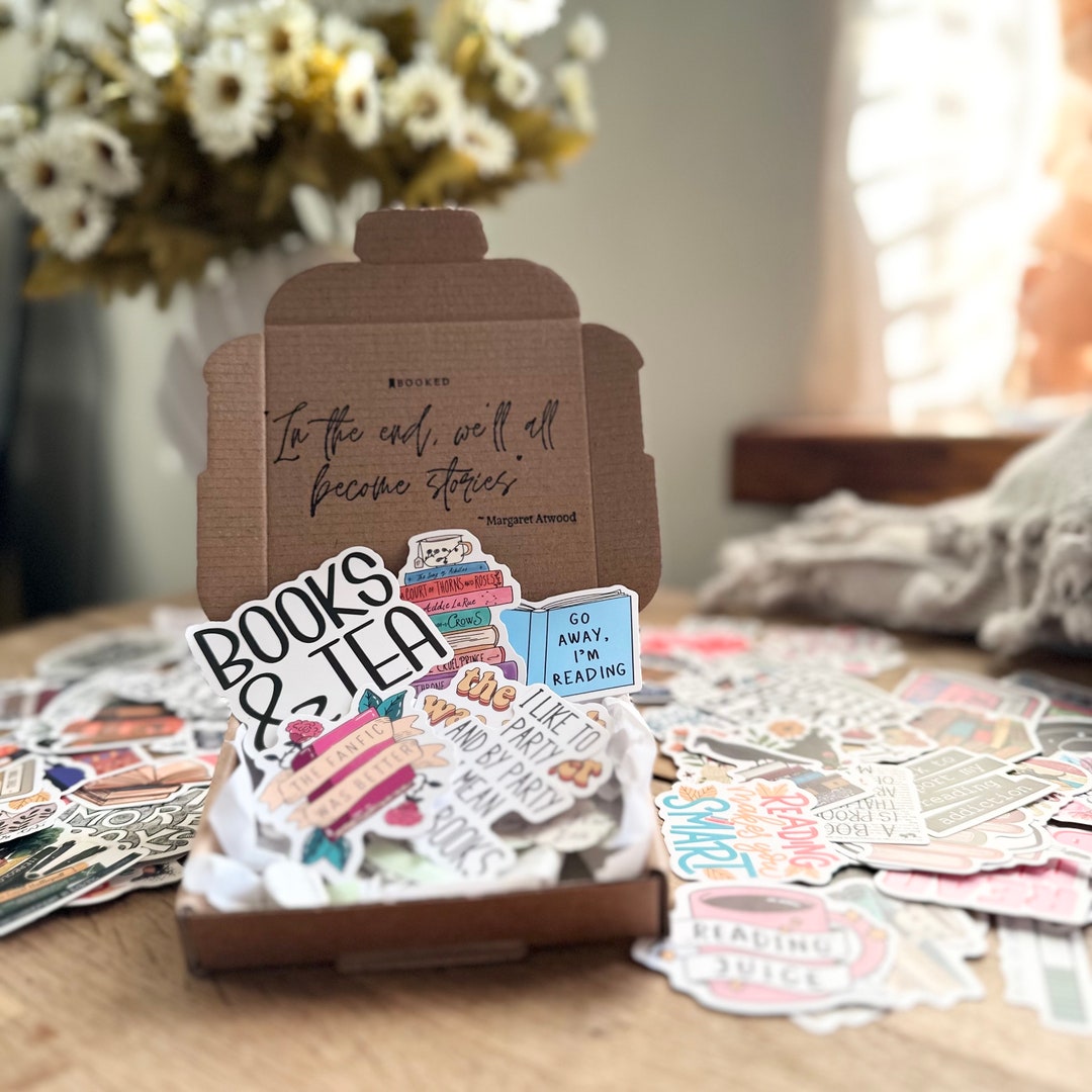 The Sticker Mini Gift Box | Bookish Stickers | Book Lover | Bookworm ...