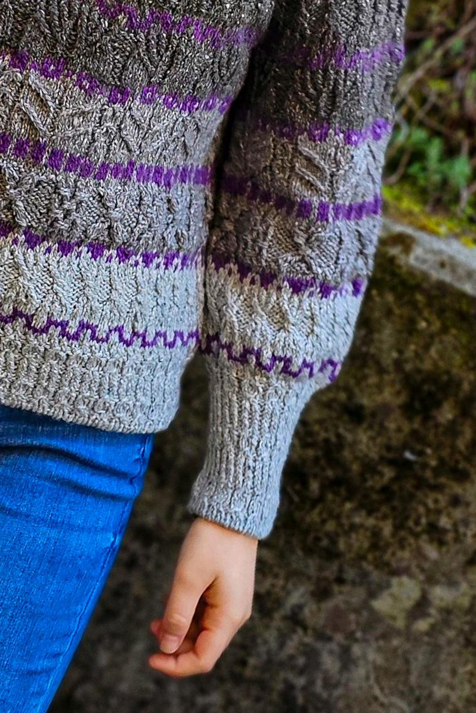 Stitch Fusion Sweater Knitting Pattern in English - Etsy