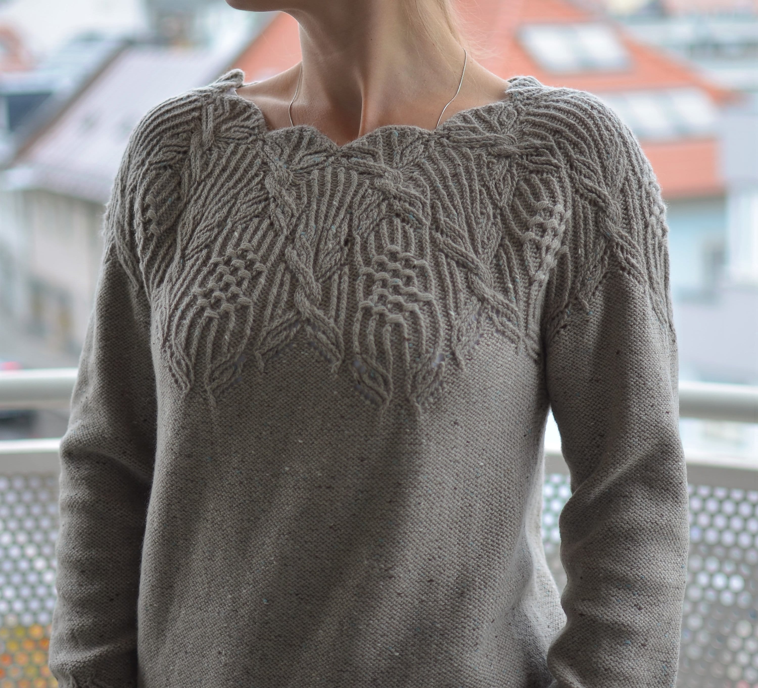 Knitting Pattern Ariya Sweater in English - Etsy