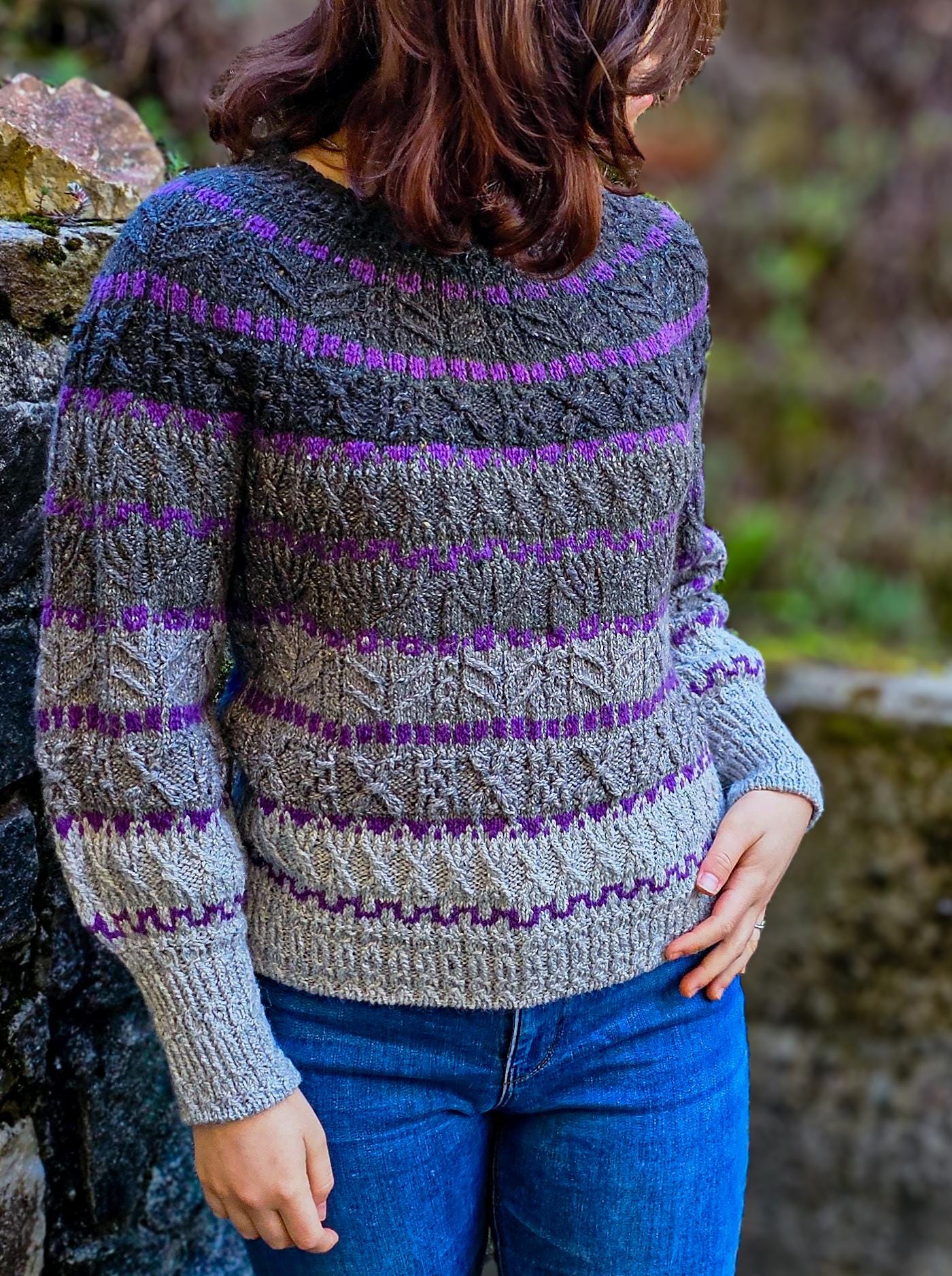 Stitch Fusion Sweater Knitting Pattern in English - Etsy