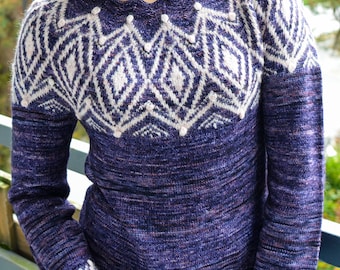 Knitting Pattern Ariya Sweater in English - Etsy