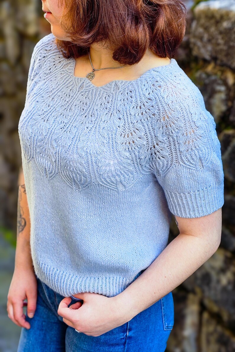 MARIS TEE Knitting Pattern in English - Etsy