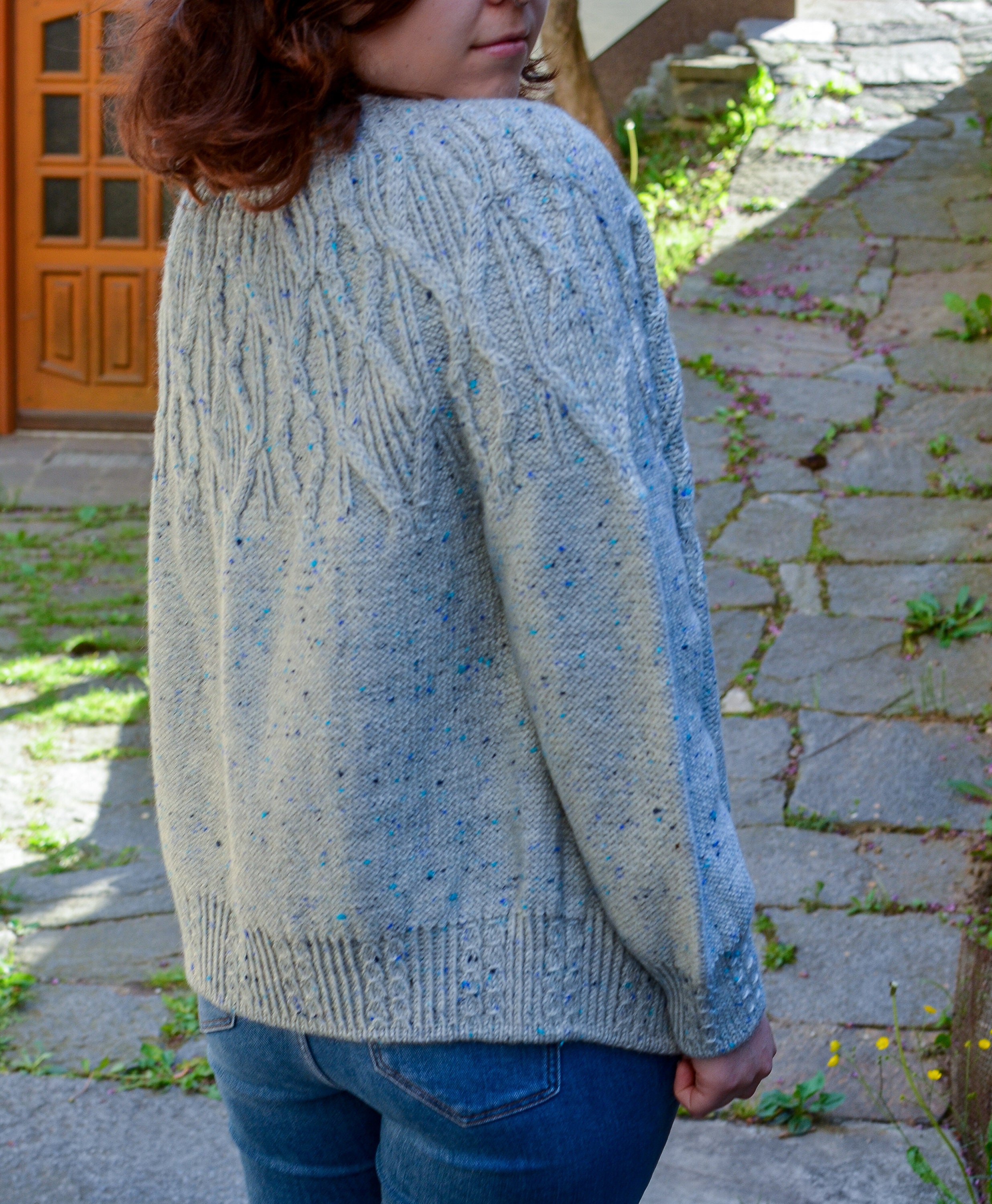 Saga Stitch Cardigan Knitting Pattern in English and Danish - Etsy