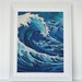 Blue Wave - Etsy