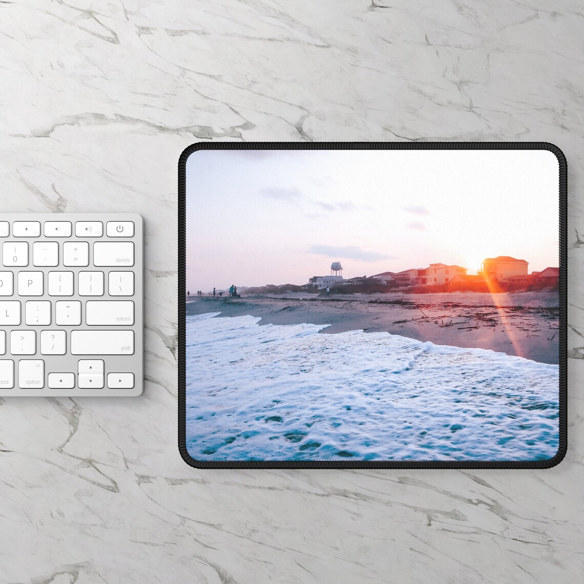 Ocean Isle Beach Sunset Mousepad - Atlantic Ocean Beach View, North ...