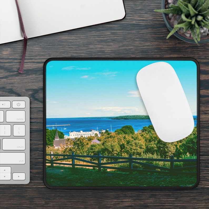 Capture the Serenity of Mackinac Island - Landscape Mousepad | Michigan ...