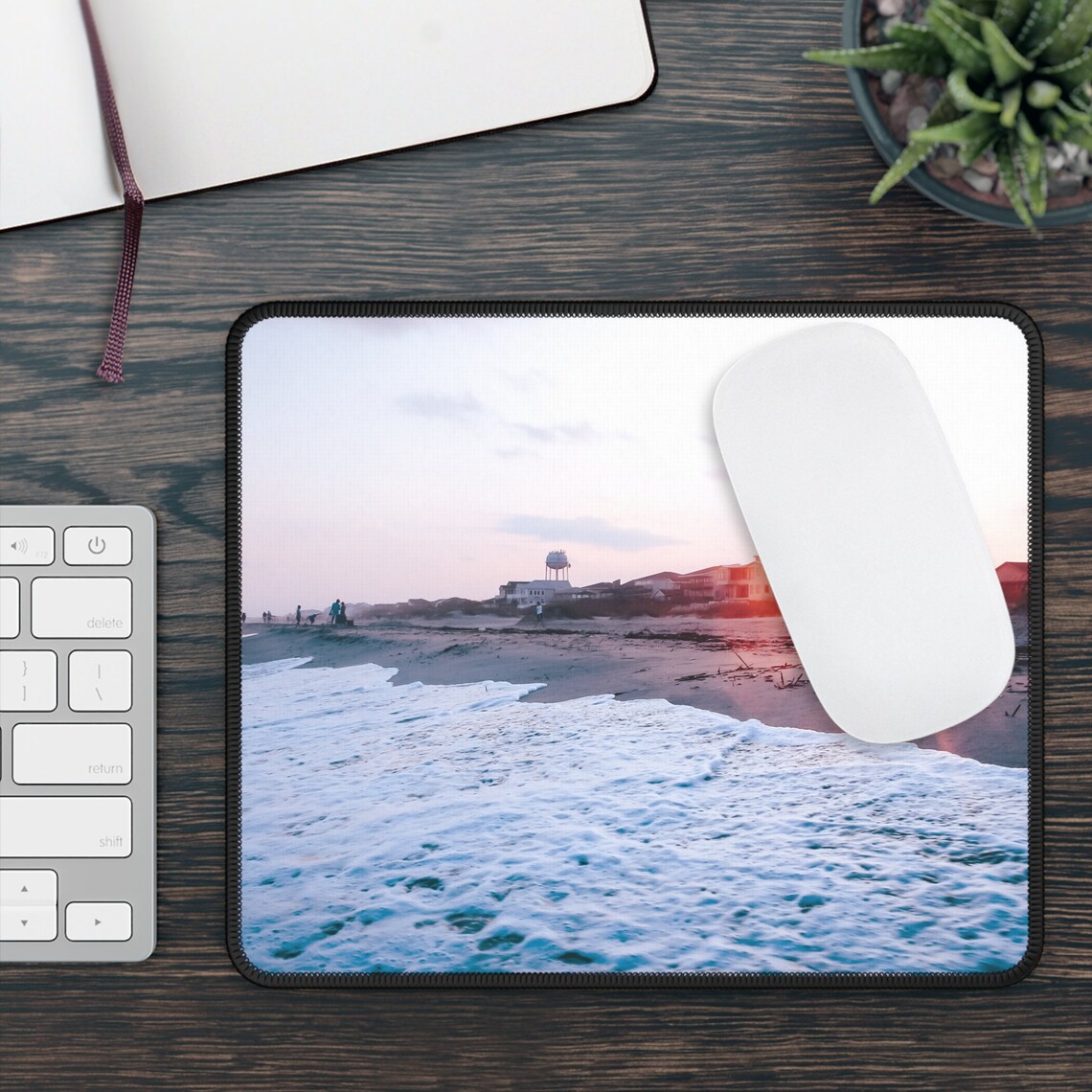 Ocean Isle Beach Sunset Mousepad - Atlantic Ocean Beach View, North ...