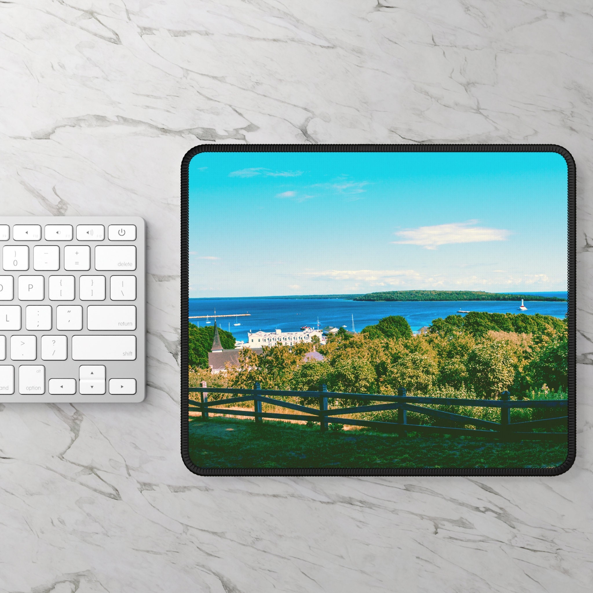 Capture the Serenity of Mackinac Island - Landscape Mousepad | Michigan ...